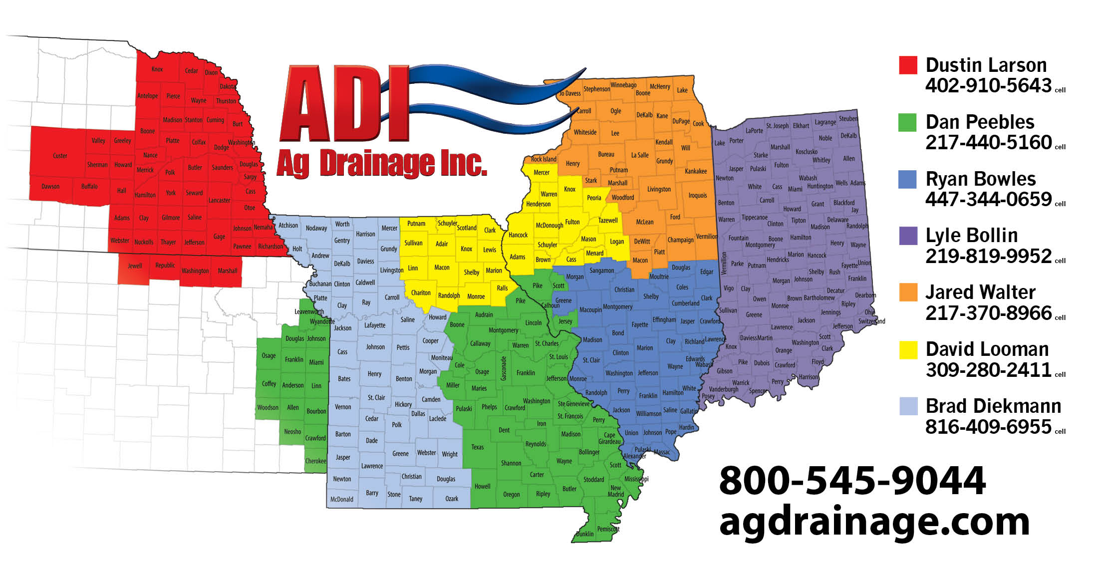 Contact ADI | Farm Drainage Contractor | Ag Drainage Inc.