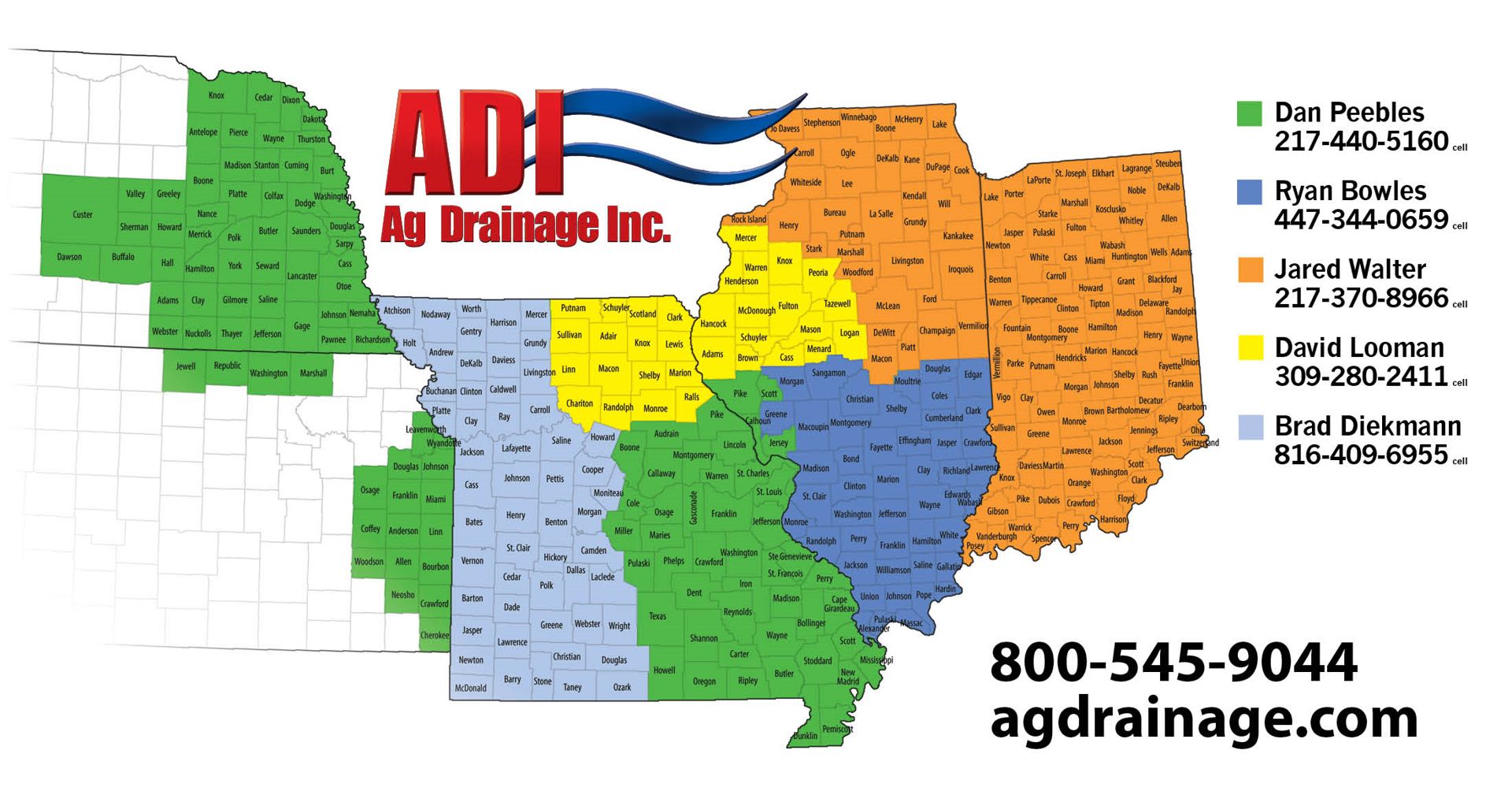 Contact ADI | Farm Drainage Contractor | Ag Drainage Inc.